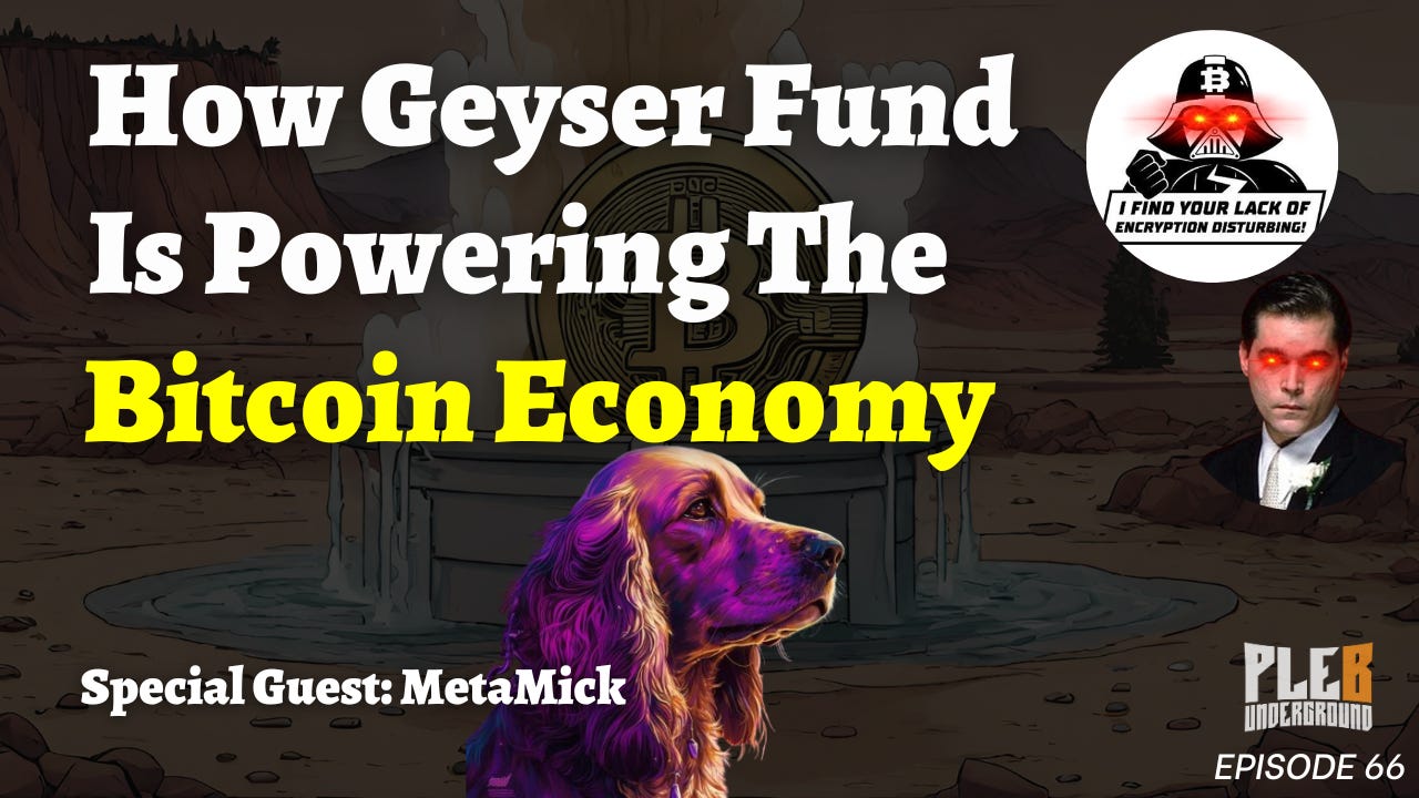 How Is Geyser Fund Helping Expand The Bitcoin Circular Economy? | Guest: MetaMick | EP 66