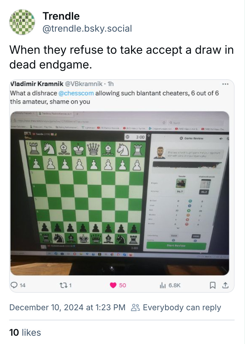 Vladimir Kramnik is the most boring person in the chess world
