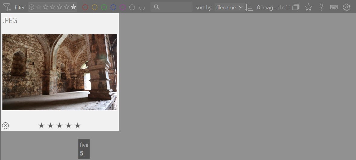 Darktable: Introduction to Lighttable