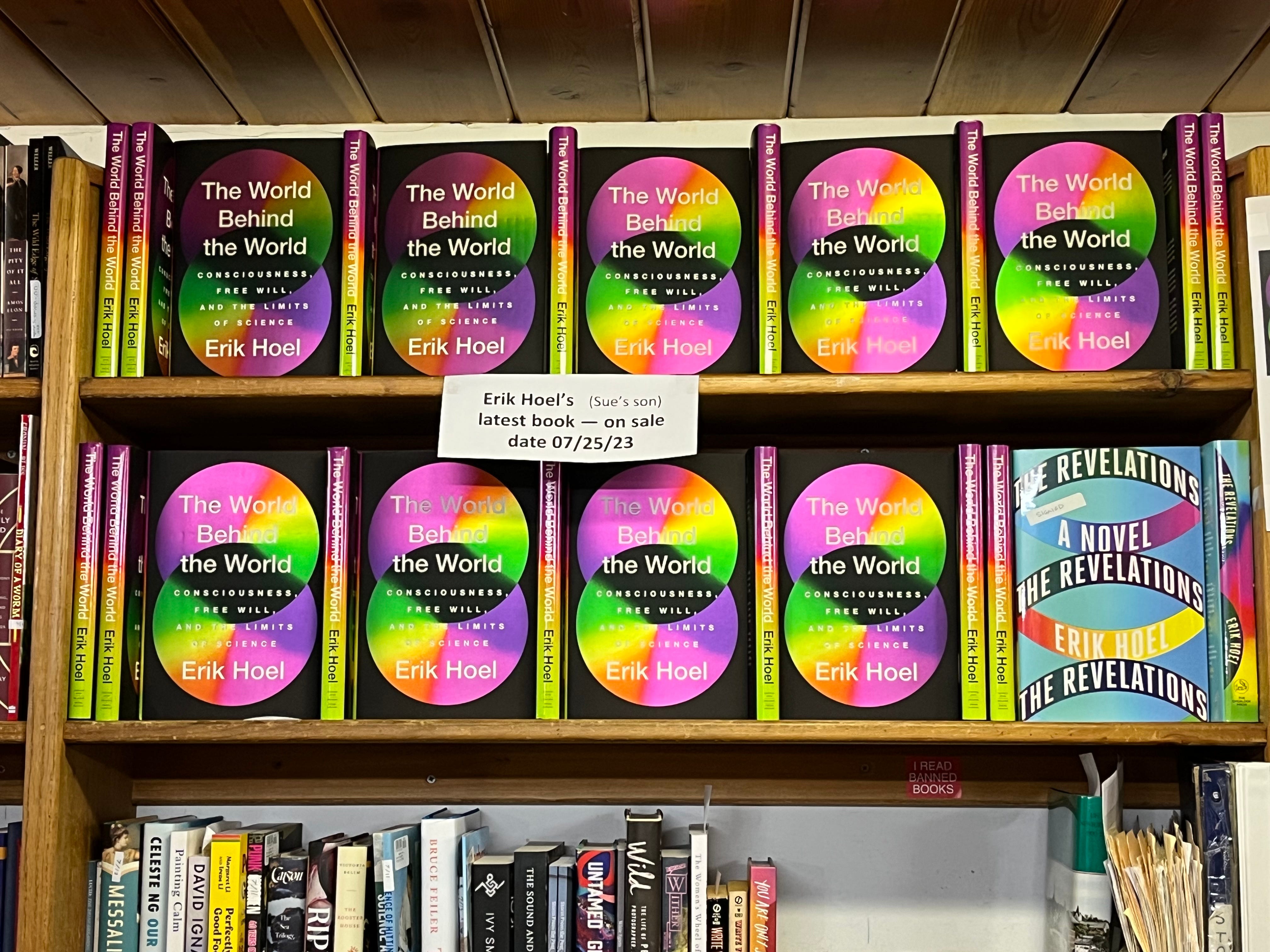 It's pub day for THE WORLD BEHIND THE WORLD - by Erik Hoel