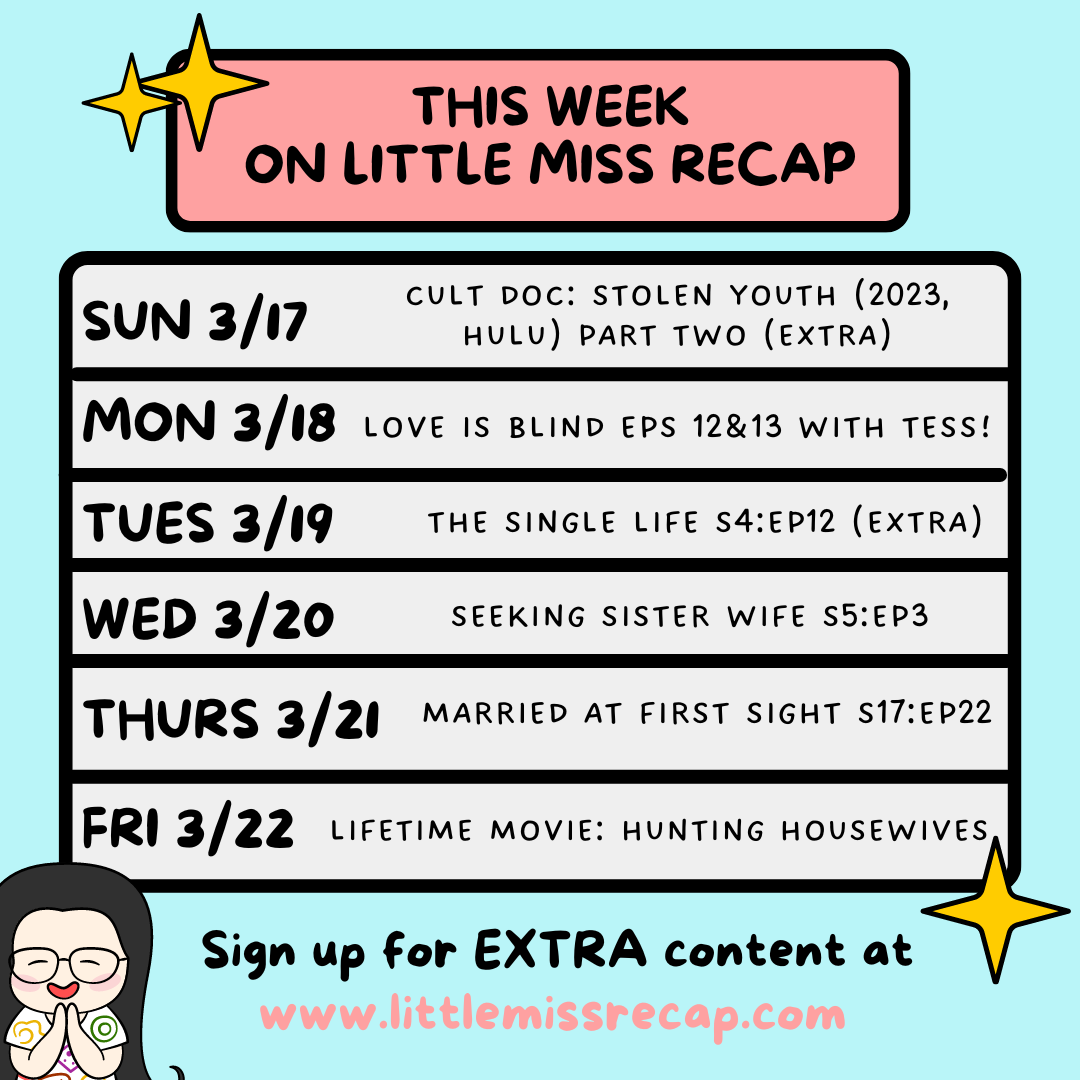 This Week from Little Miss Recap - Little Miss Recap