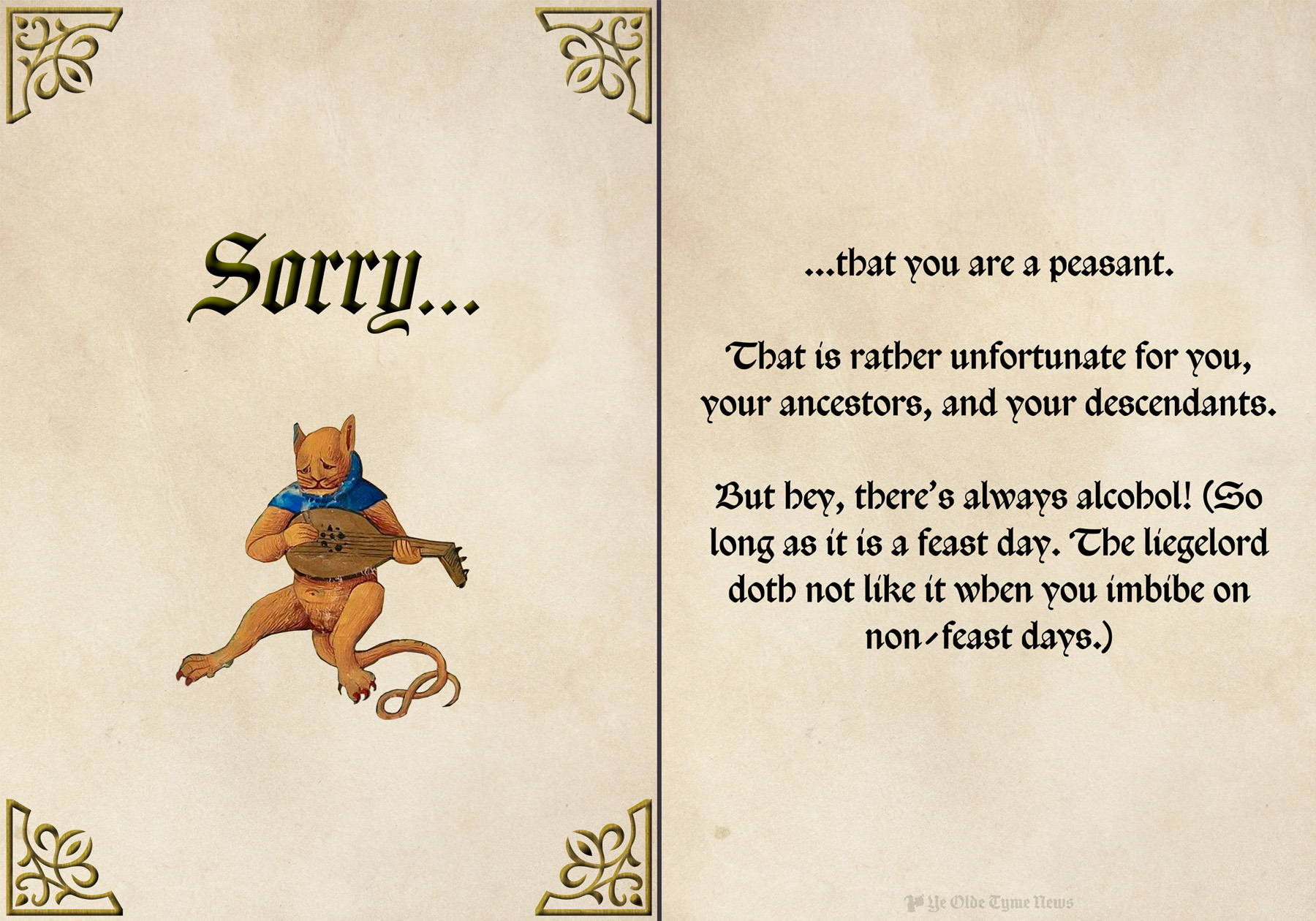 Medieval Greeting Cards - by Jan Lionsnest