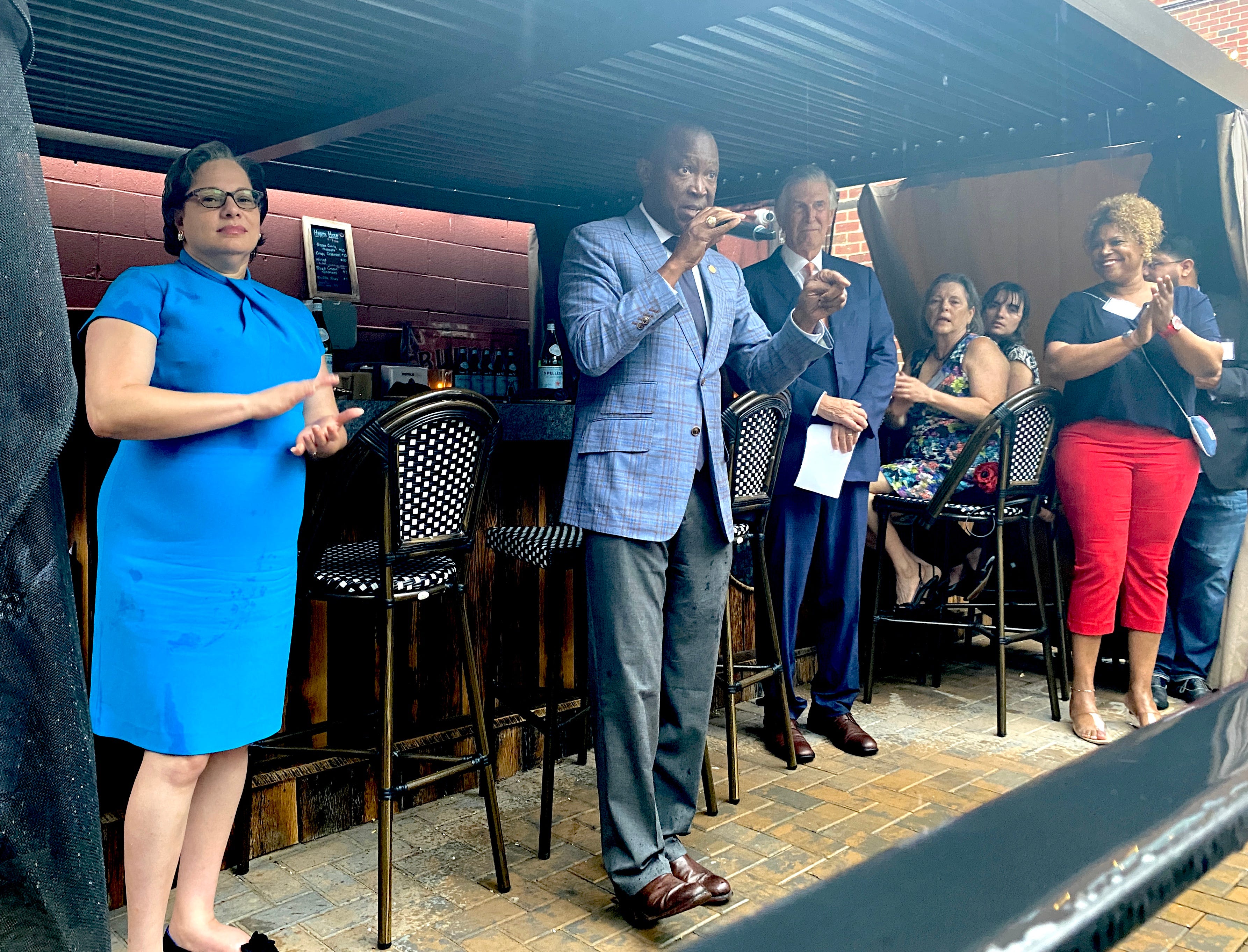 At Alexandria Event, McClellan, Beyer, Don Scott Celebrate Black Candidates