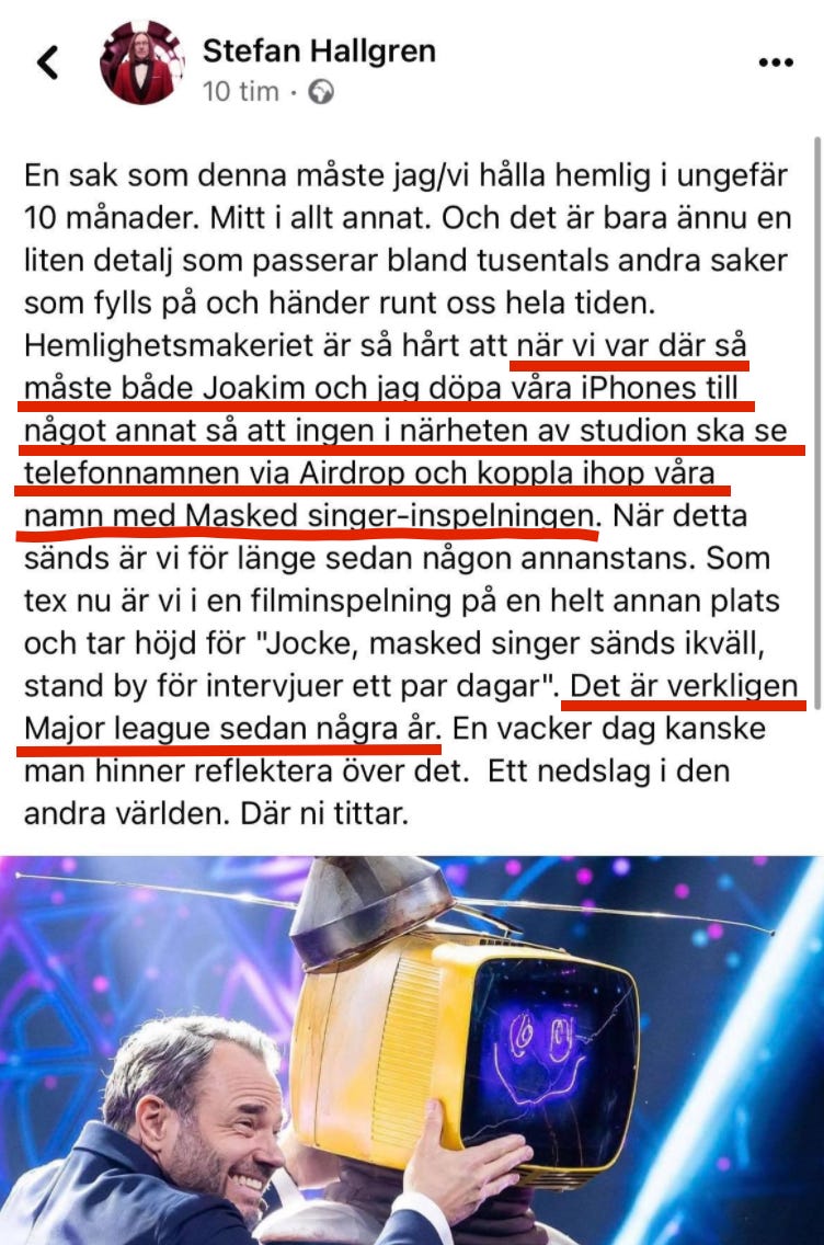 BREV 53 – Stefan Hallgren, komiskt geni.