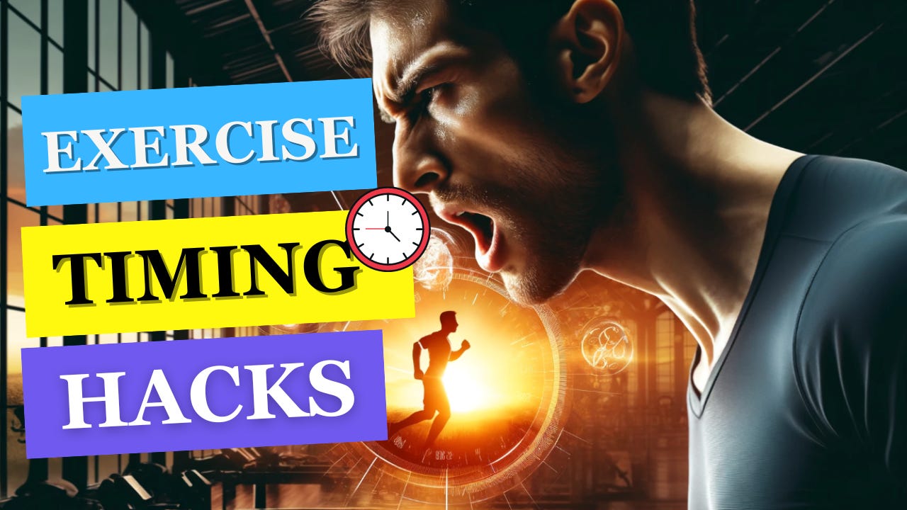 The Science Behind EXERCISE TIMING and Health: What You Need to Know