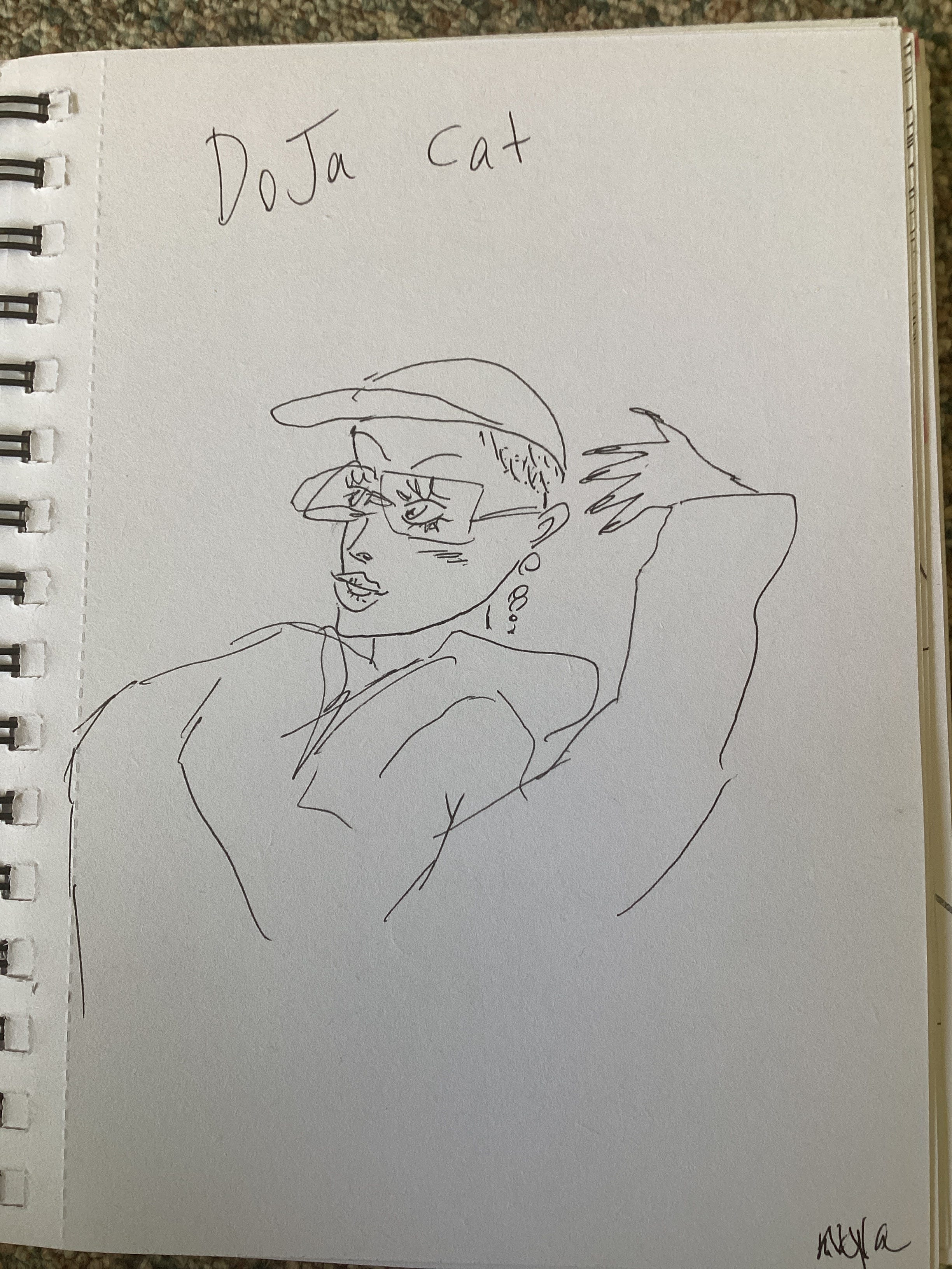 5 minute drawings of famous musicians/singers