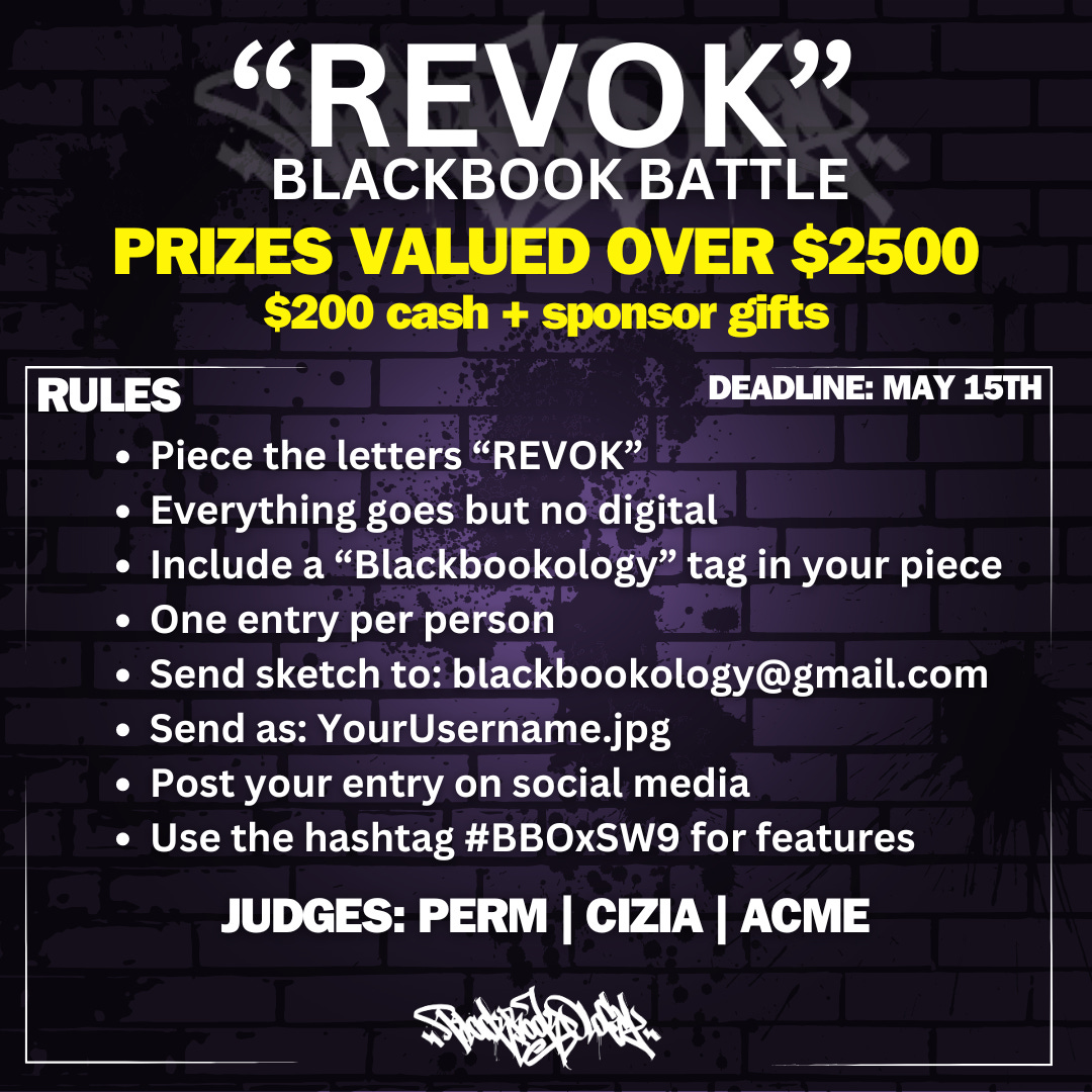 "REVOK" Blackbook Graffiti Battle - allthingsdope