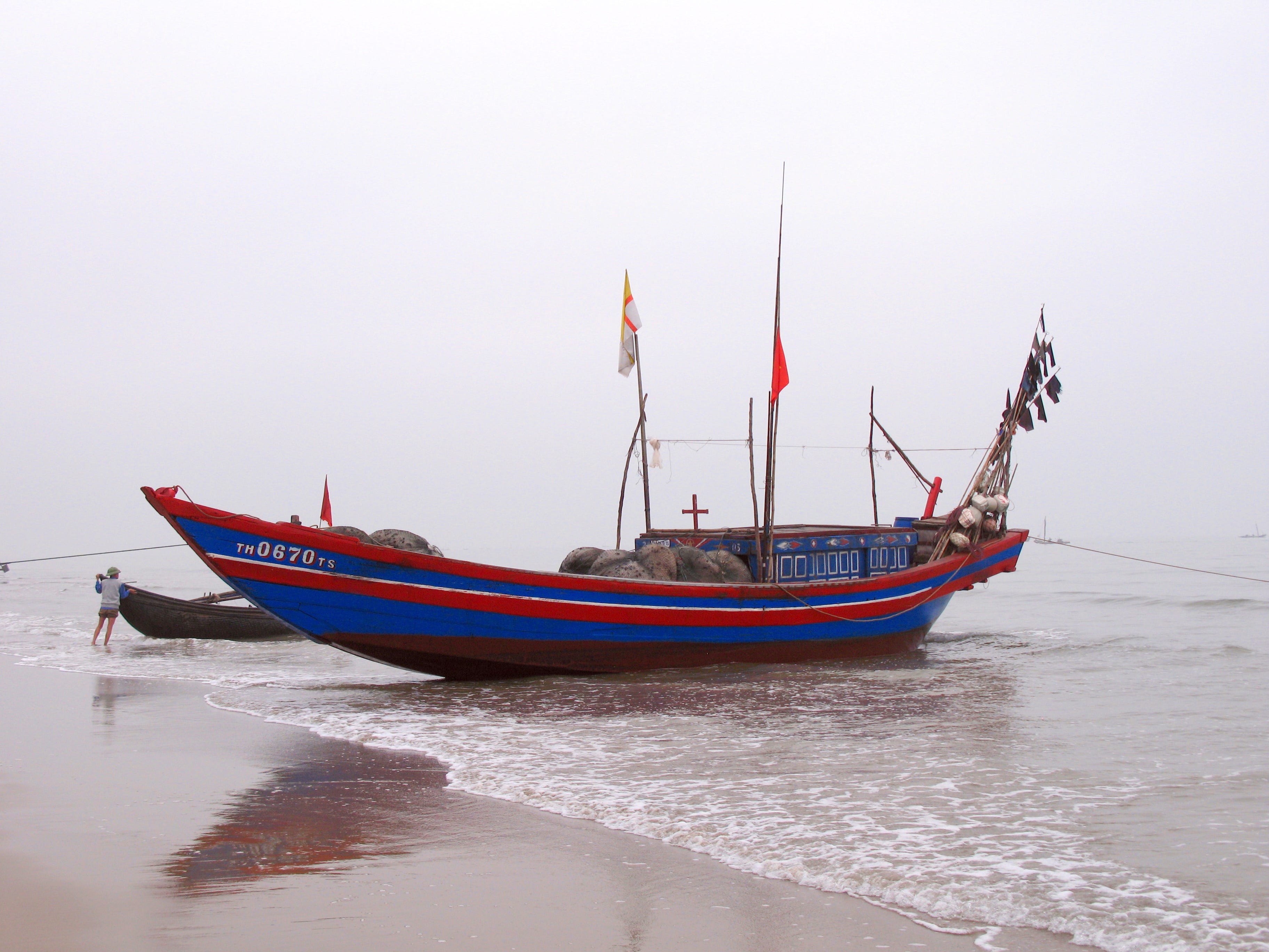 Classic Wooden Fishing Boats of the Vietnamese Coast: