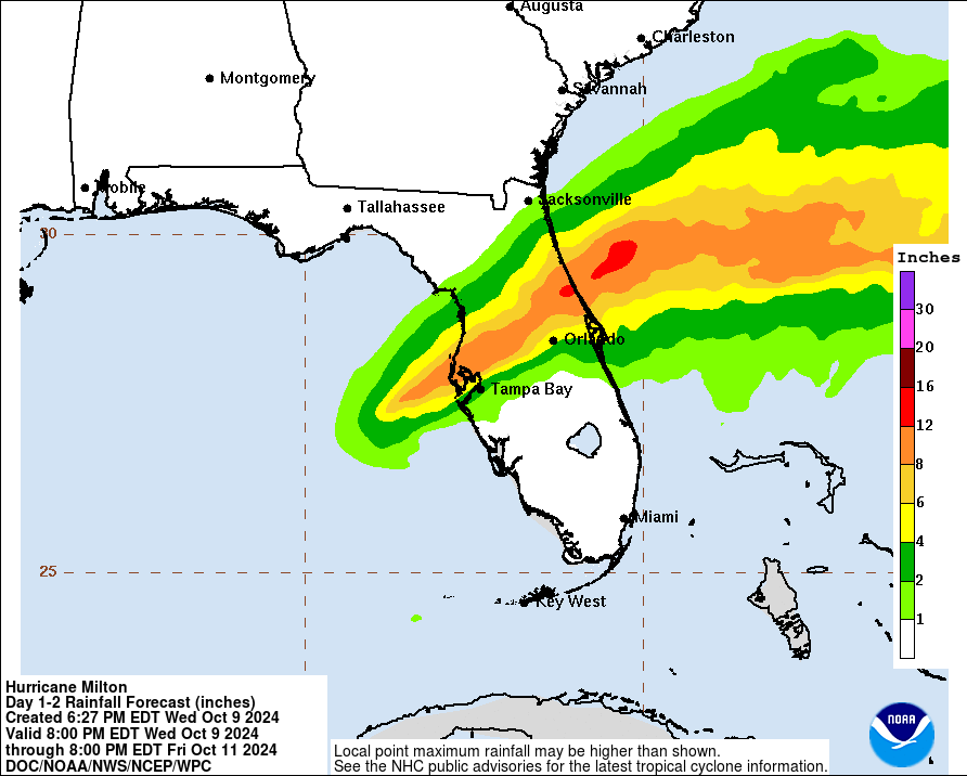 WeatherTiger's Hurricane Milton Landfall Live Blog [Last Post: 12:50 a.m.]