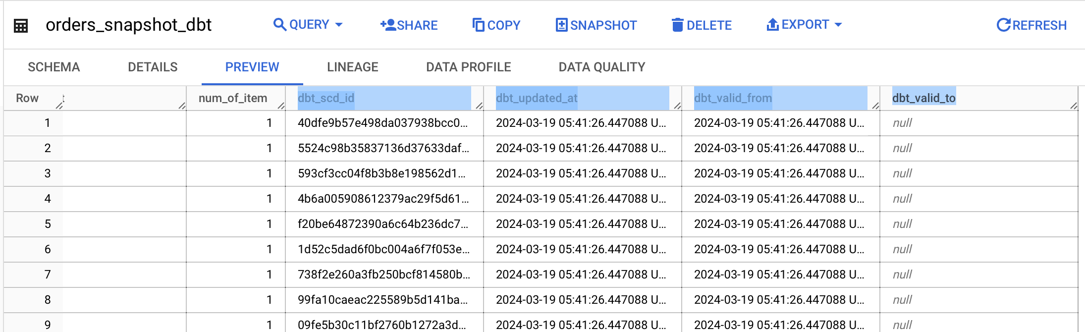 Table Snapshots: BigQuery vs dbt - by Hoang Tran