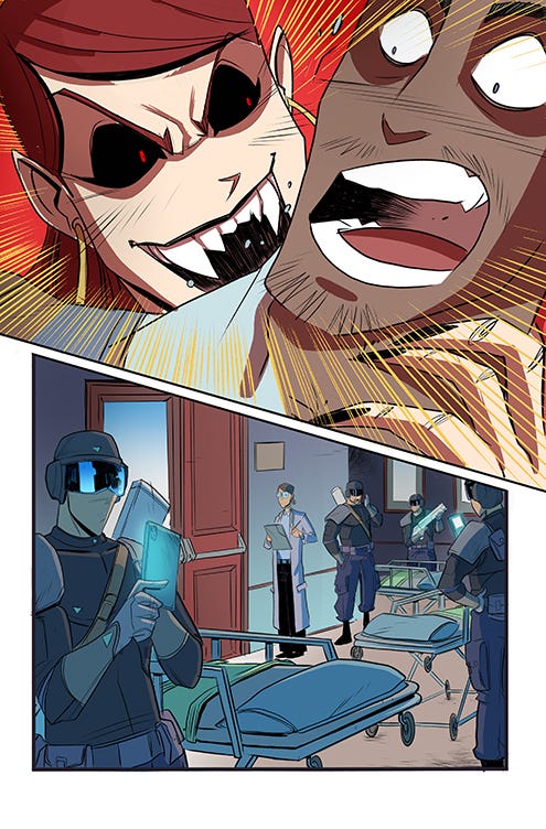 Your first look at Vampires on Mars - by George O'Connor