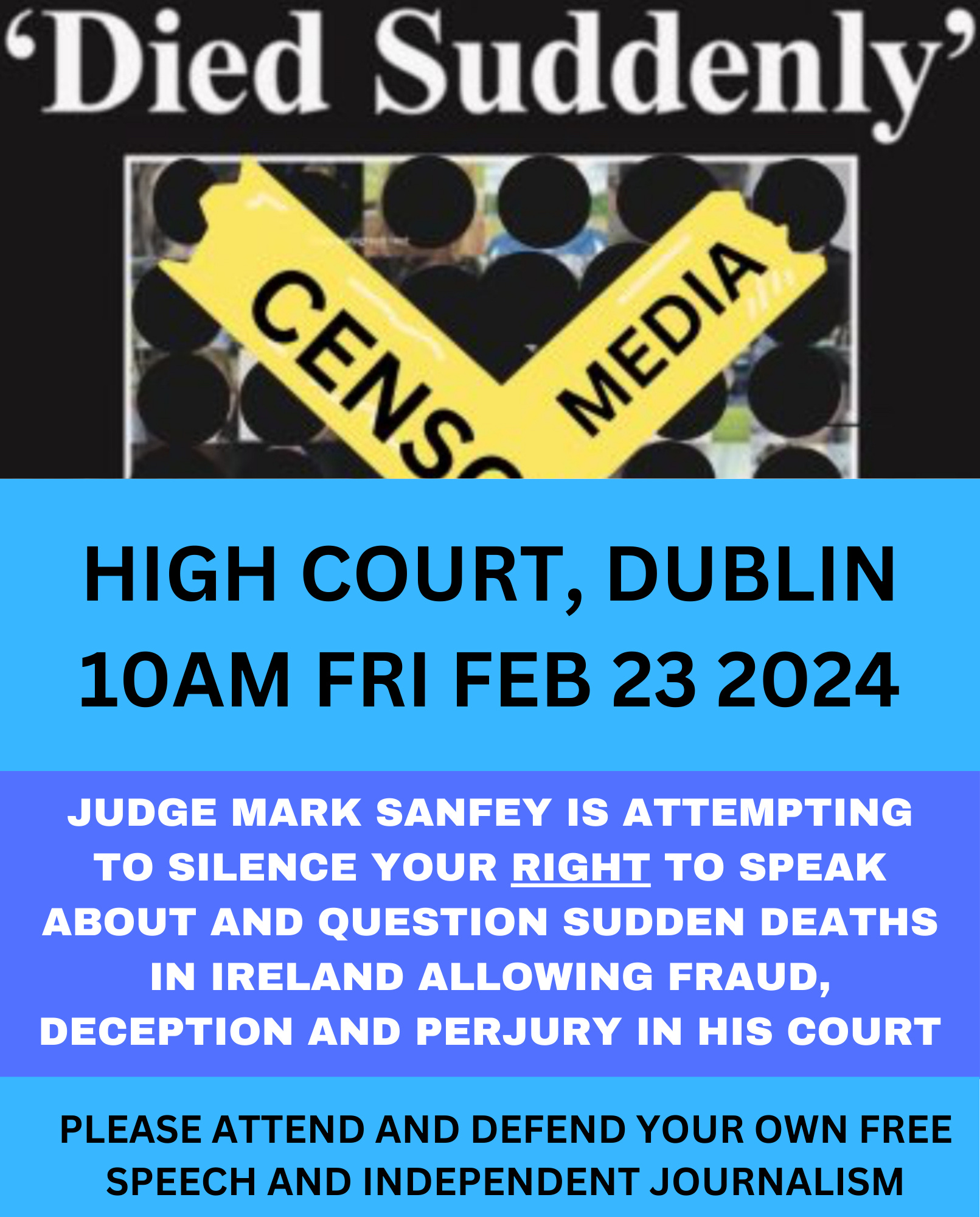 Corrupt Courts: Judge Mark Sanfey is ordering Gemma O’Doherty to admit ...