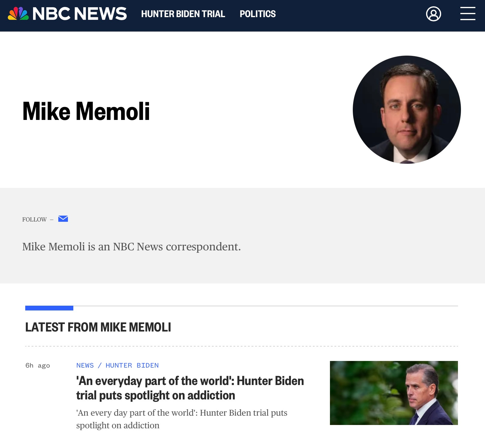 CORRECTION: MIKE MEMOLI WAS NOT ON AF2 IN UKRAINE IN 2014