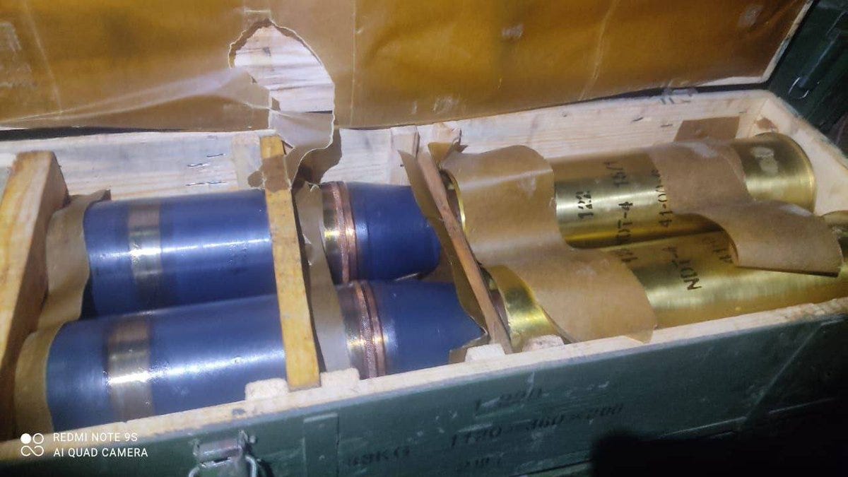 Photos Show Russian Forces in Ukraine Using North Korean Artillery Shells