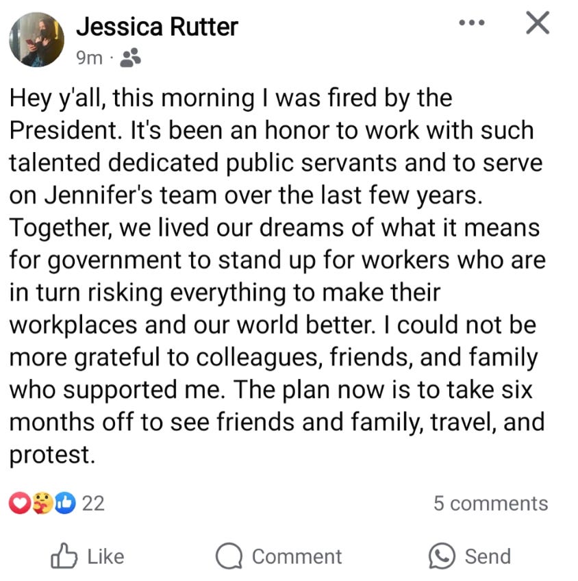 Trump Fired Acting General Counsel Jessica Rutter