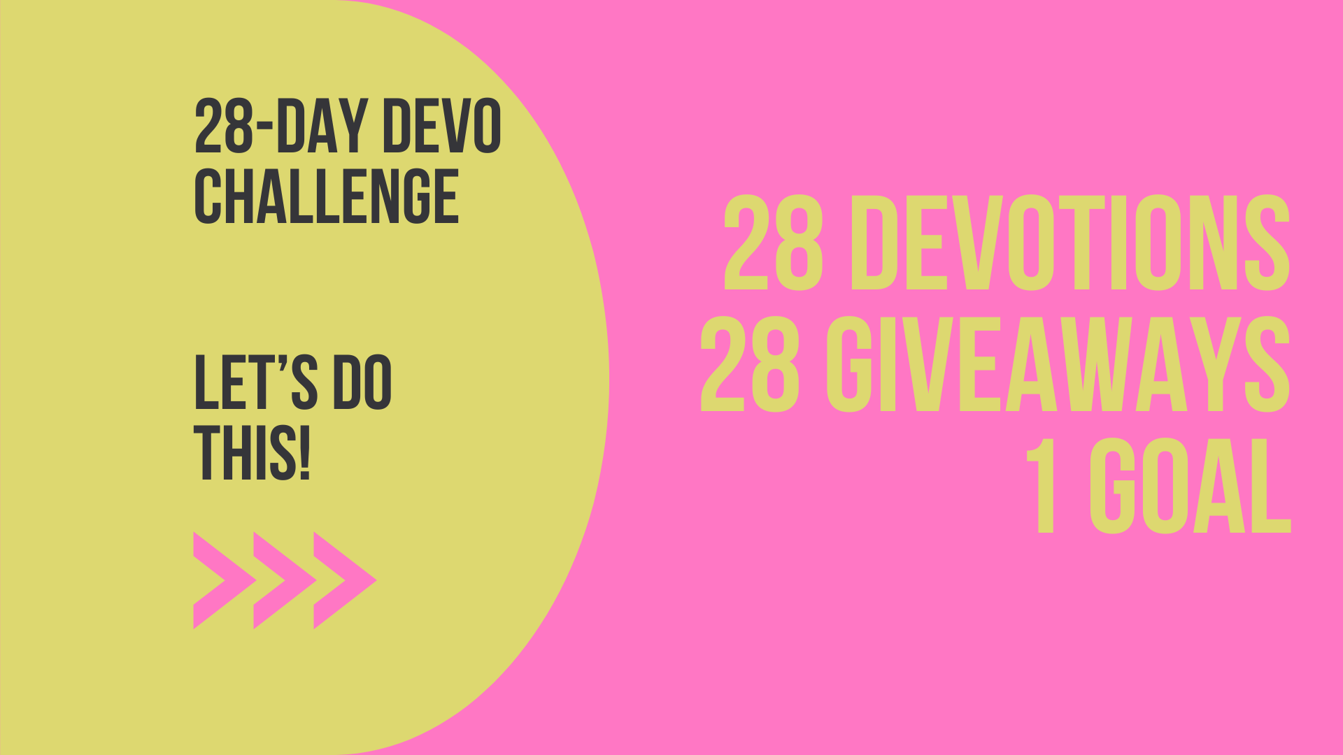 Welcome to the 28-Day Devo Challenge! - by Erin Greneaux