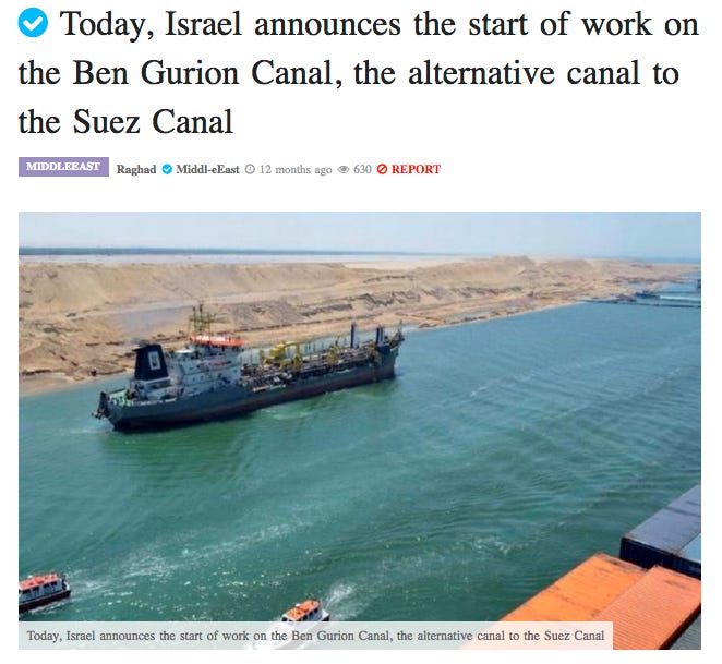 GAZA AND THE BEN GURION CANAL - by Riki Tiki Tavi
