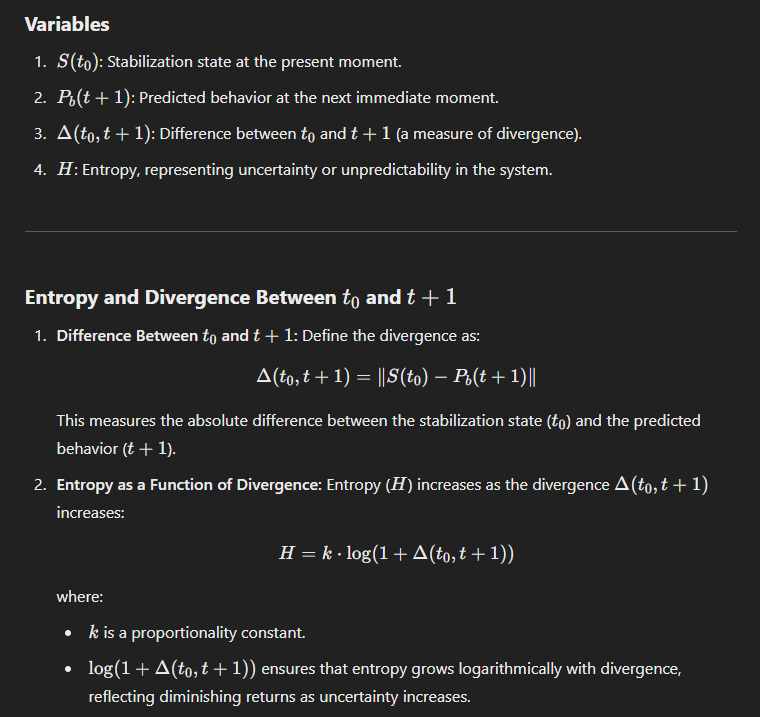 Theoretical brain formulae of time, entropy & novel concepts