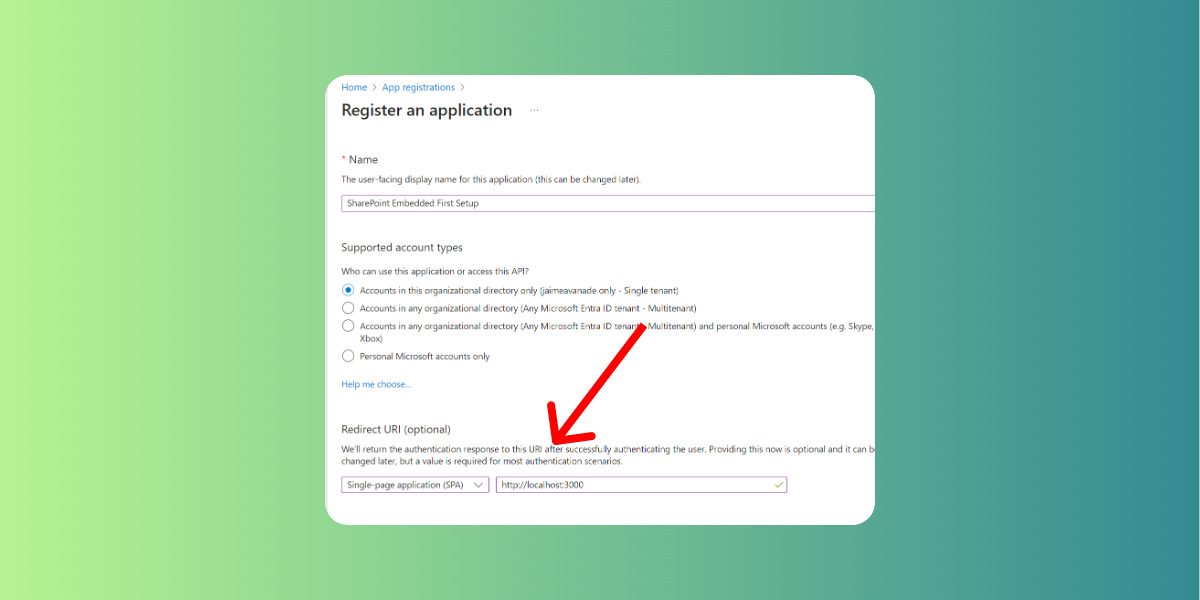 Step-by-Step: Configuring SharePoint Embedded Container Types