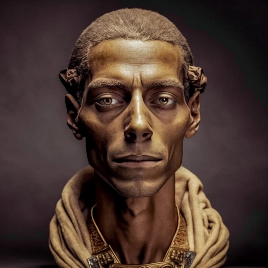 Using Artificial Intelligence for the reconstruction of historical figures