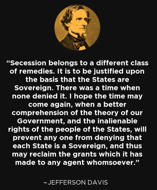 The Secession Was Founded on Legal Rights