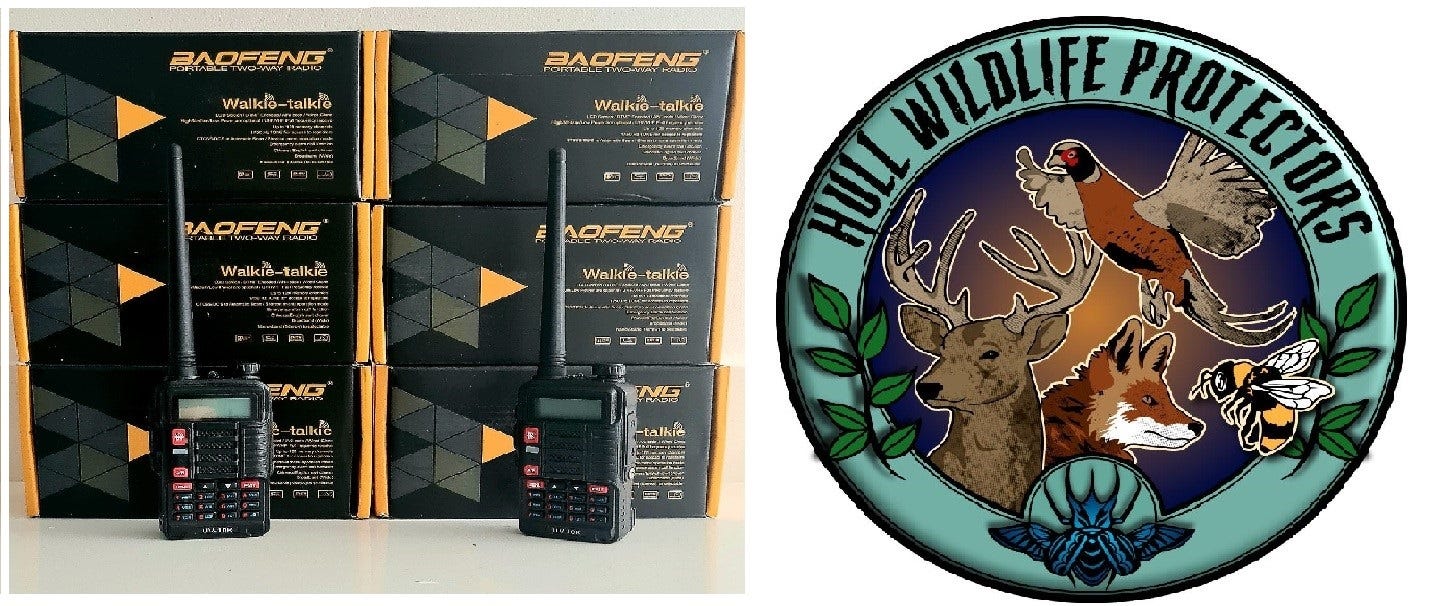 Radios for Hull's wildlife protectors! - by Charlie Moores