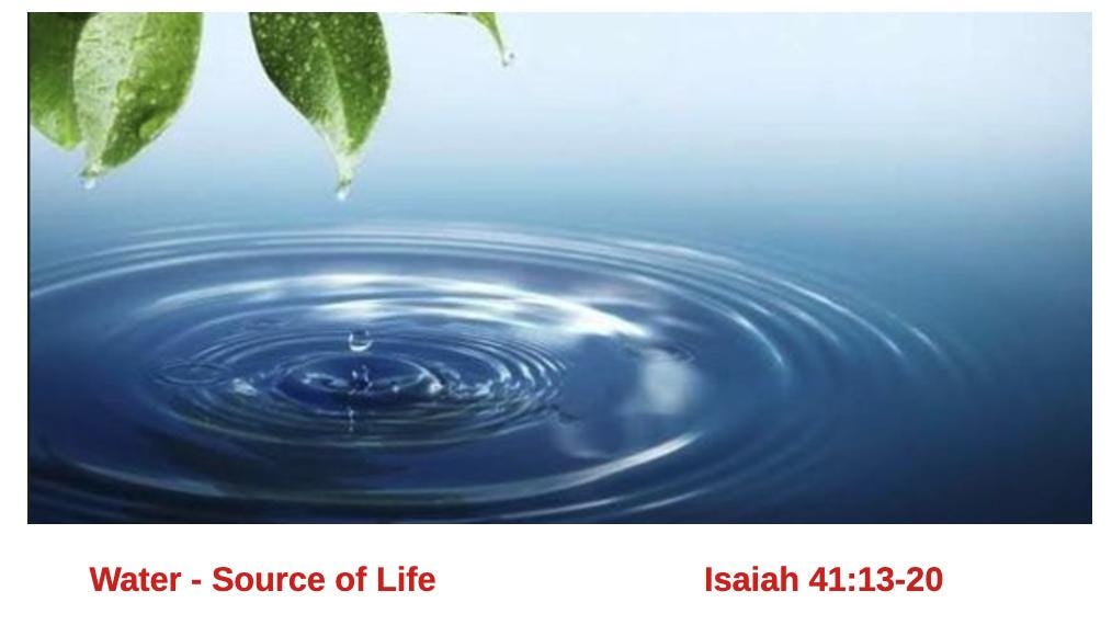 Water - Source of Life - Krakus’s Biblical Reflections