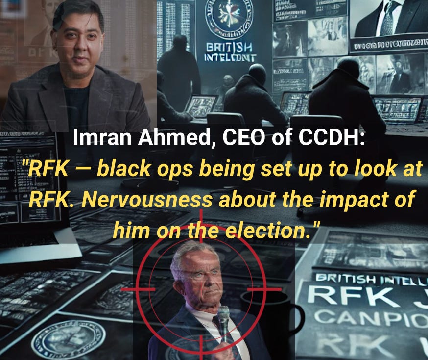 Exposed: CCDH CEO Imran Ahmed Orders "Black Ops" Against RFK Jr. In Shocking Memo Leak