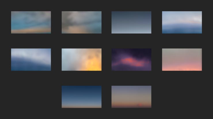 The Sky Gradients - by Nathan Field - Focality