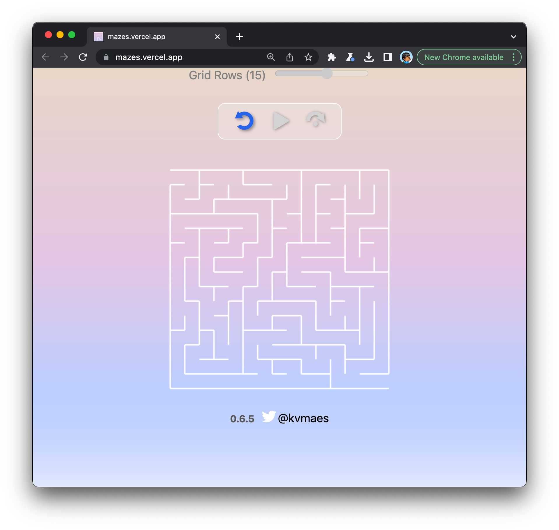 Maze Generation And More With Kevin Maes Kirupa 馃崐