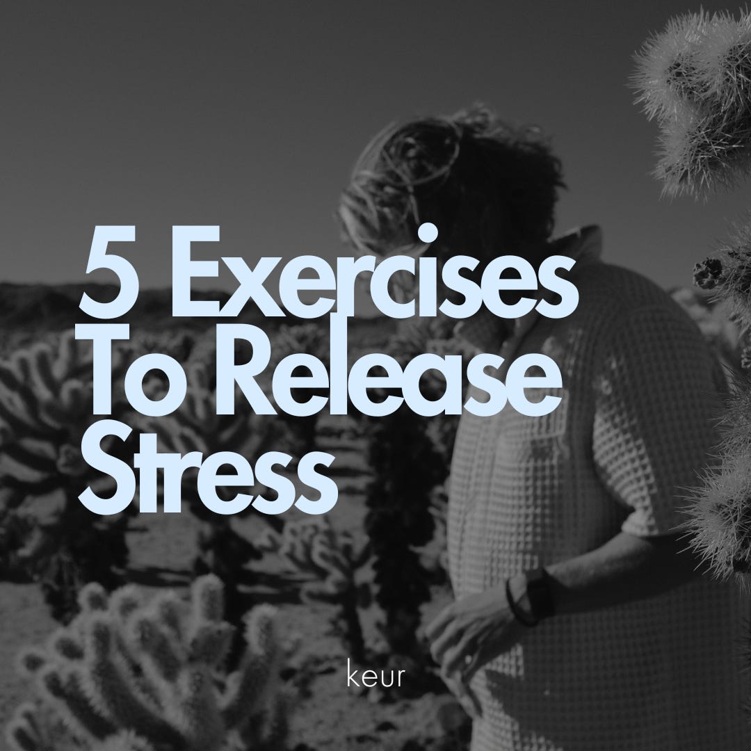 5 Exercises To Release Stress - keur Publication