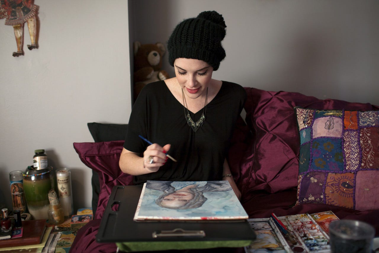 Melissa Carroll's Technicolor Dream - by Jaime Lowe