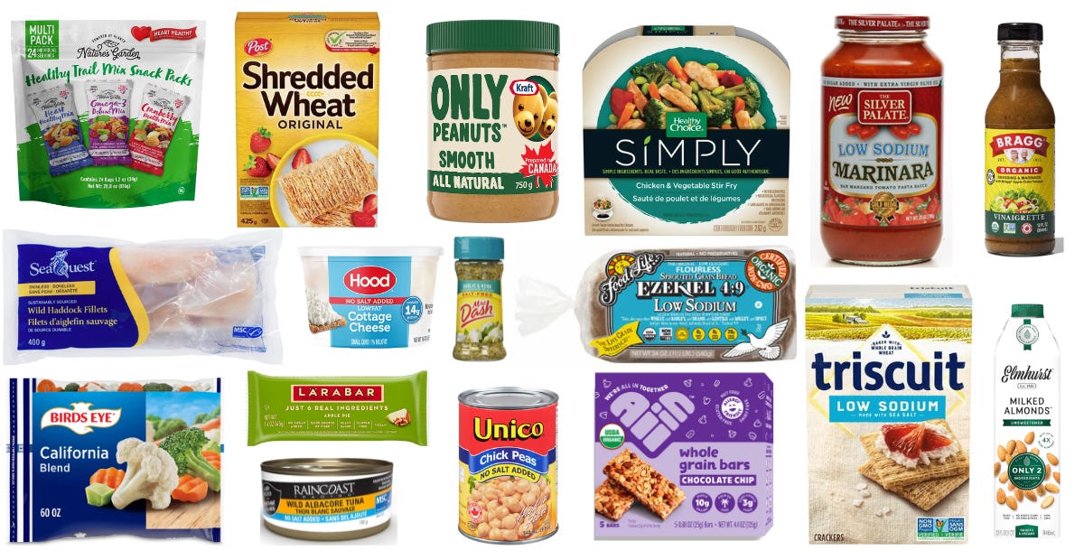 Your Complete Low-Sodium Grocery List