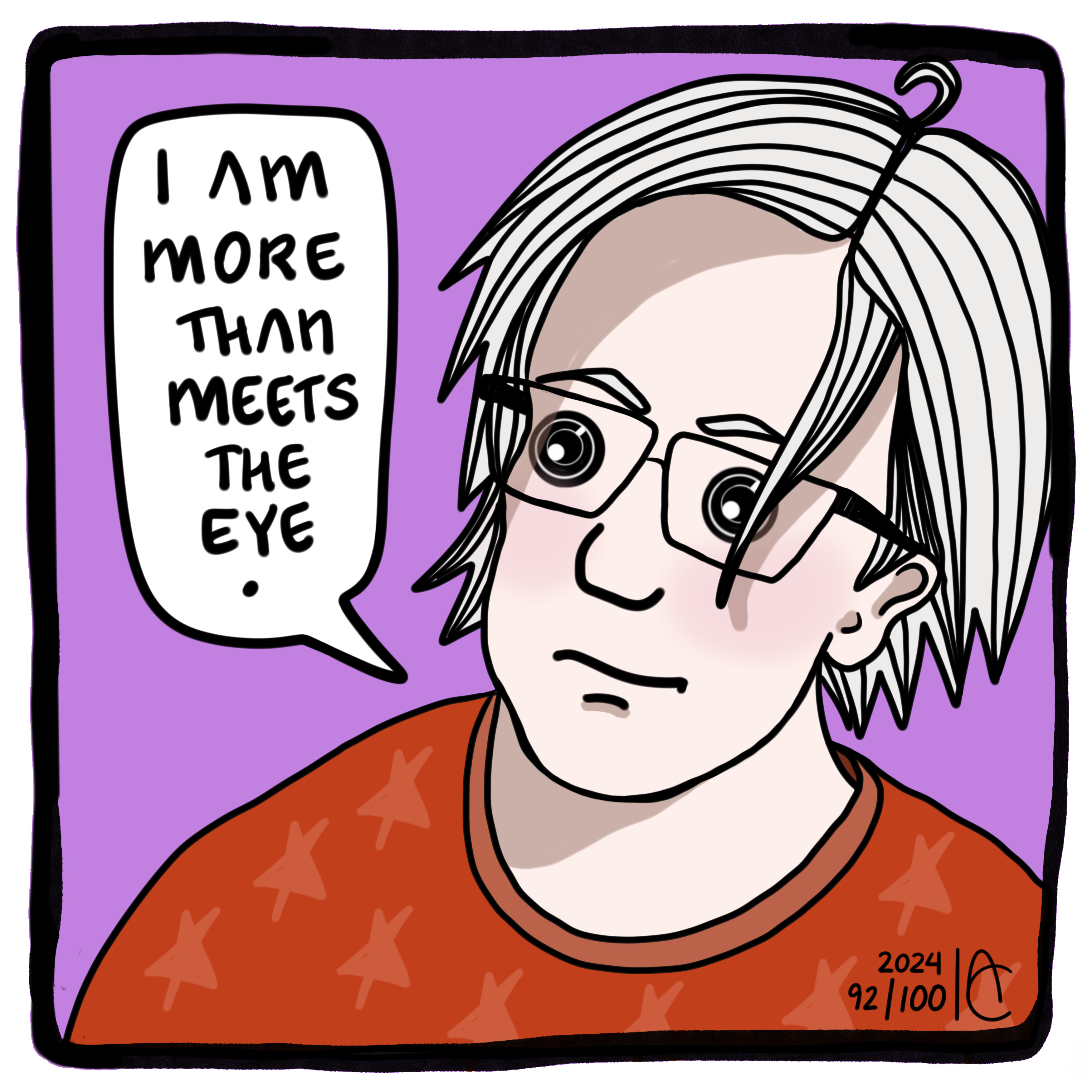 Diary Comic Affirmations, 92-100 - A 100 Day Project