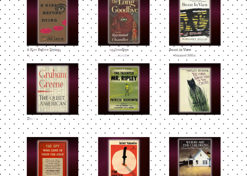 The Greatest Mystery & Thriller Books of All Time