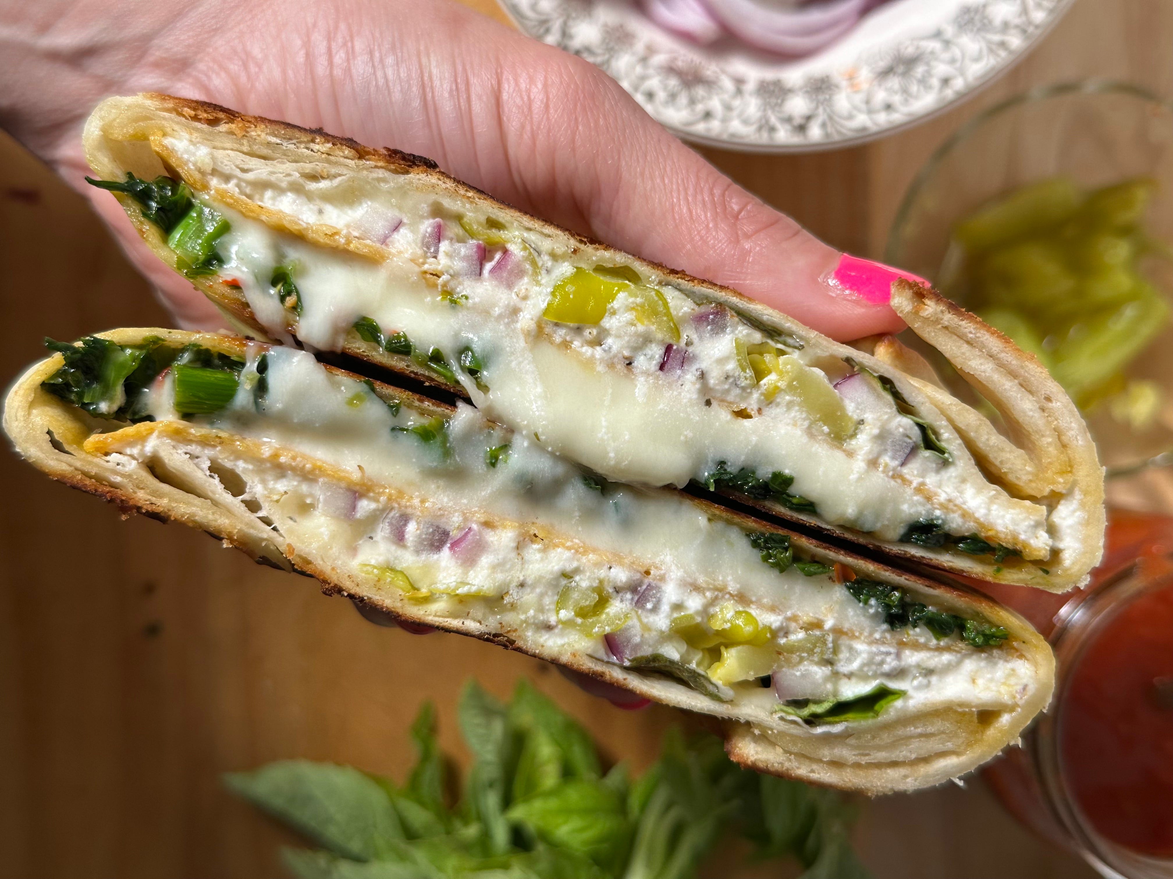 PIZZA CRUNCHWRAP RECIPE - by Farideh Sadeghin