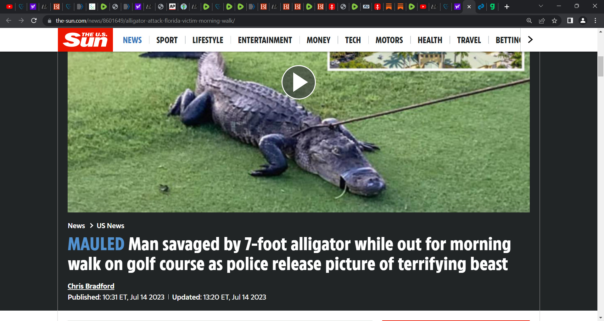 Florida has a serious alligator and snake python problem, these 2 (and ...