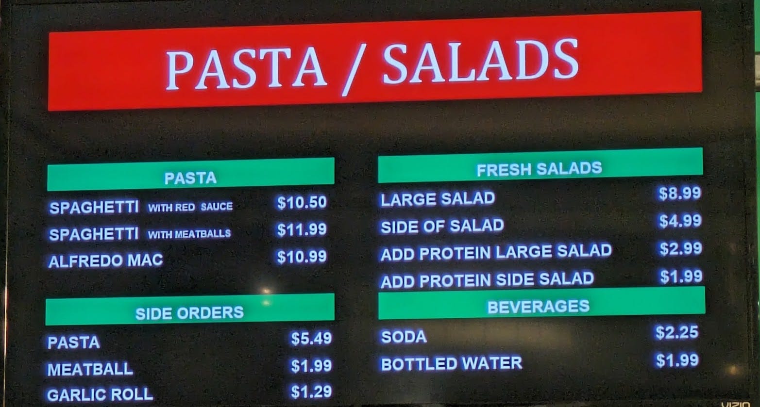 The Menus at Local Food Bites