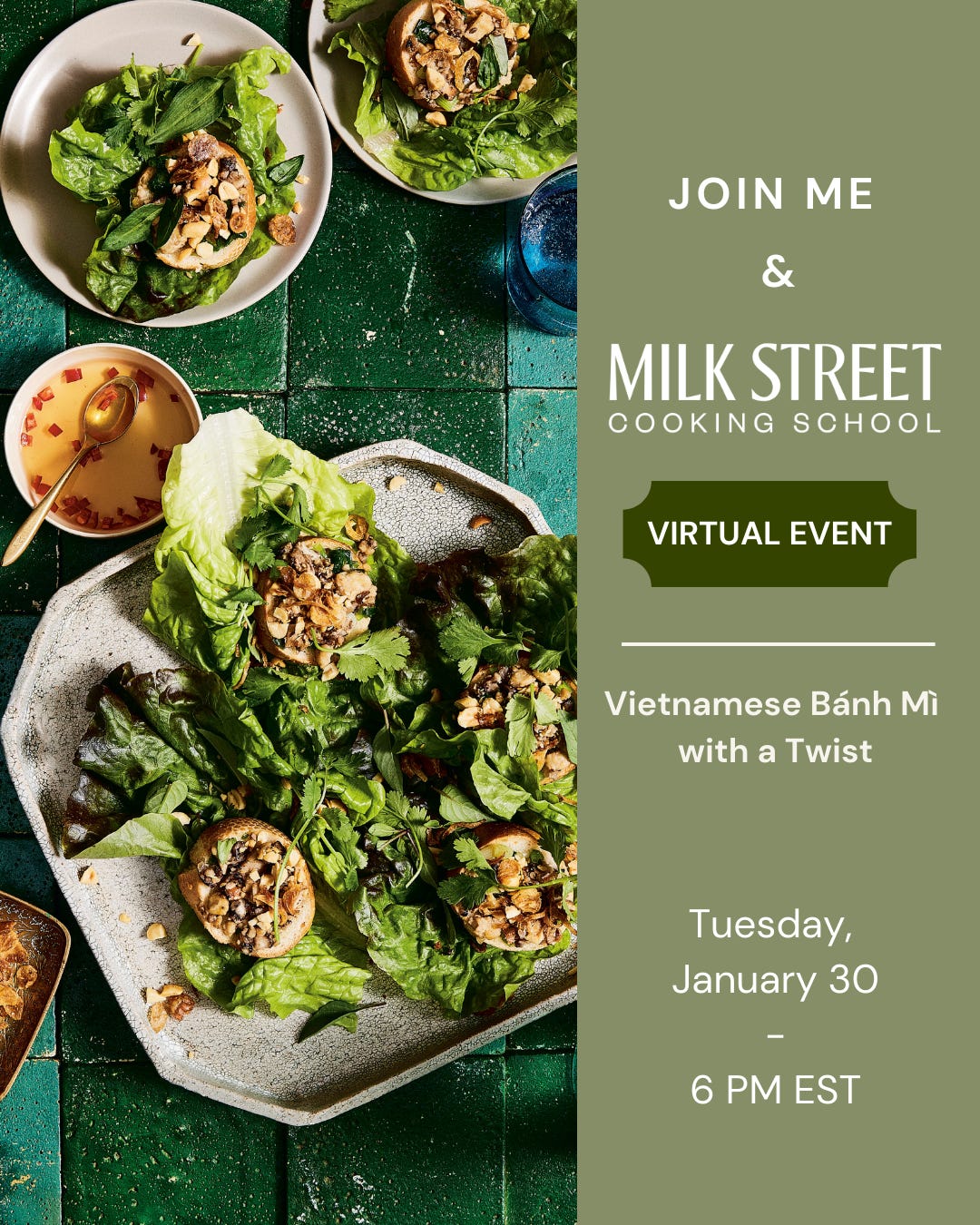 Happy 2024 + Cooking Class Discount - by Andrea Nguyen