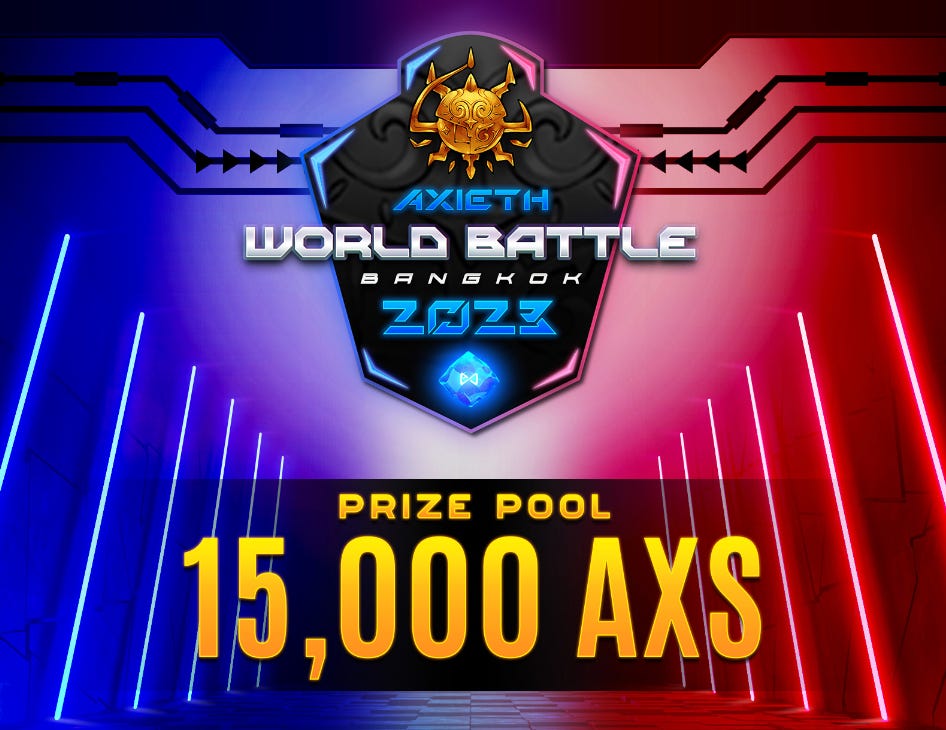 AxieTH World Battle Bangkok is LIVE - by Axie Infinity