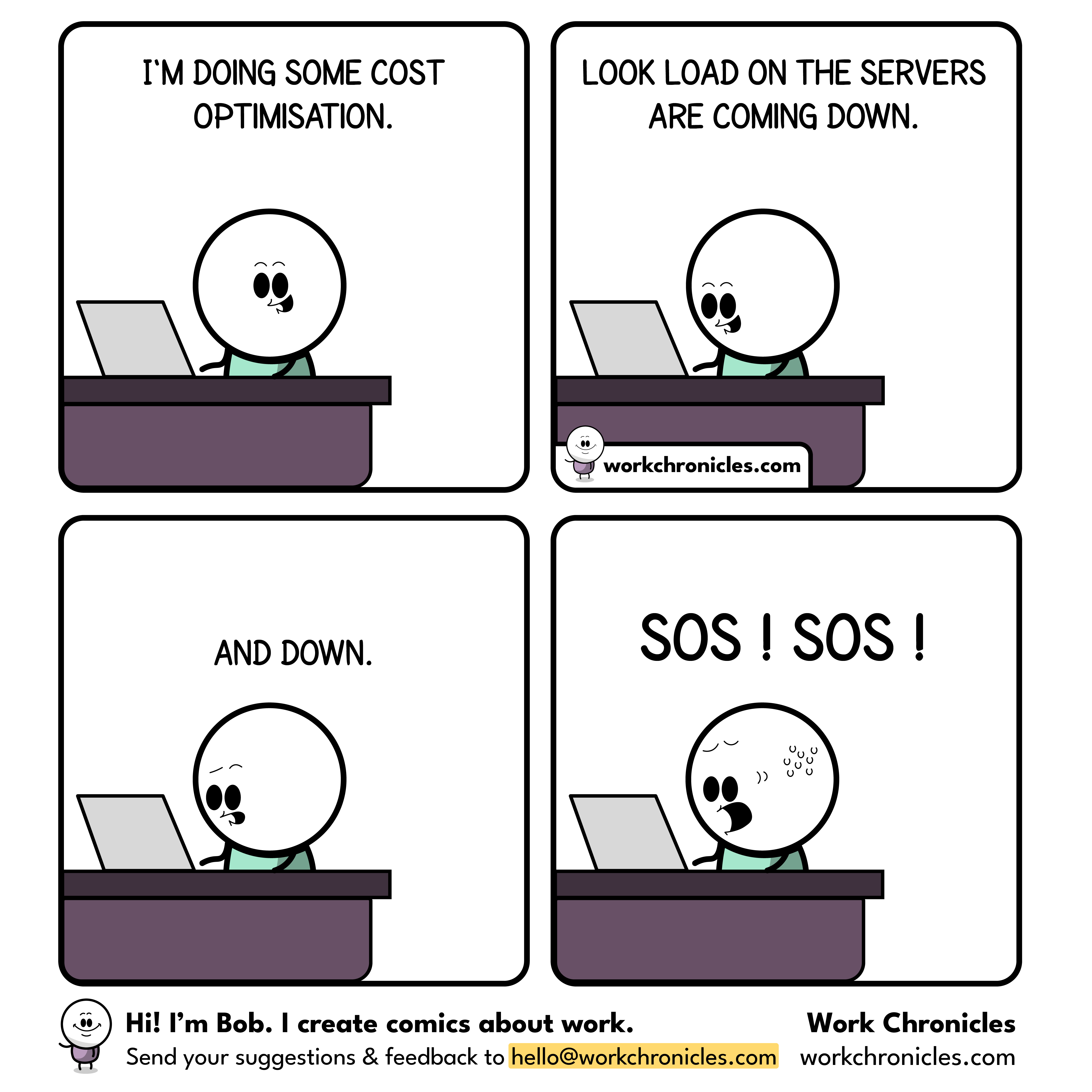 (comic) Cost Optimisation Techniques - Work Chronicles