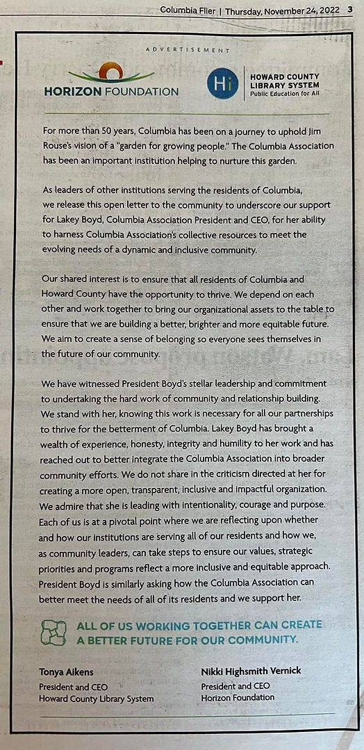 The Outpouring of Community Support for Columbia Association President ...