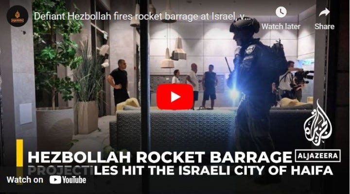 Defiant Hezbollah fires rocket barrage at Israel, vows more attacks