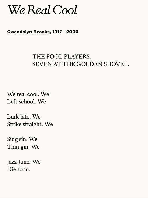 Poems that stand out on the page - by Nelly Bryce