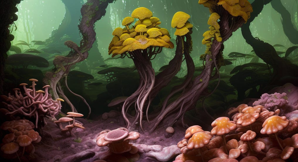 Alien Landscapes and Depth Maps