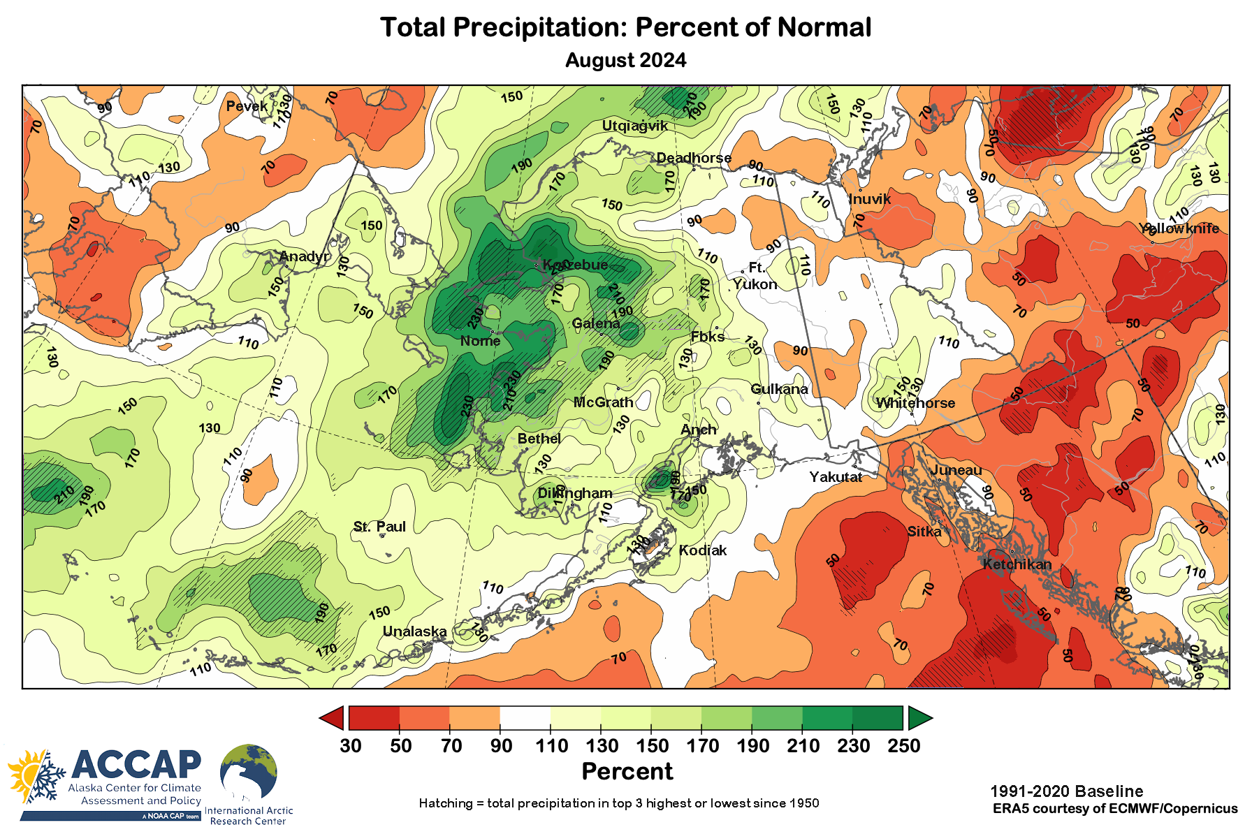 Alaska August & Summer 2024 Climate Review - by Rick Thoman