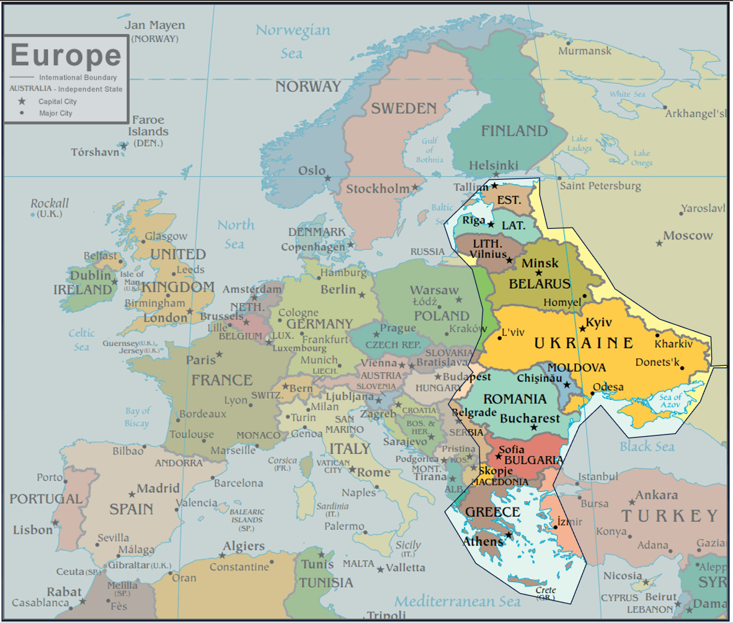 Geography - Europe (Part 1) - by Brian Rendell