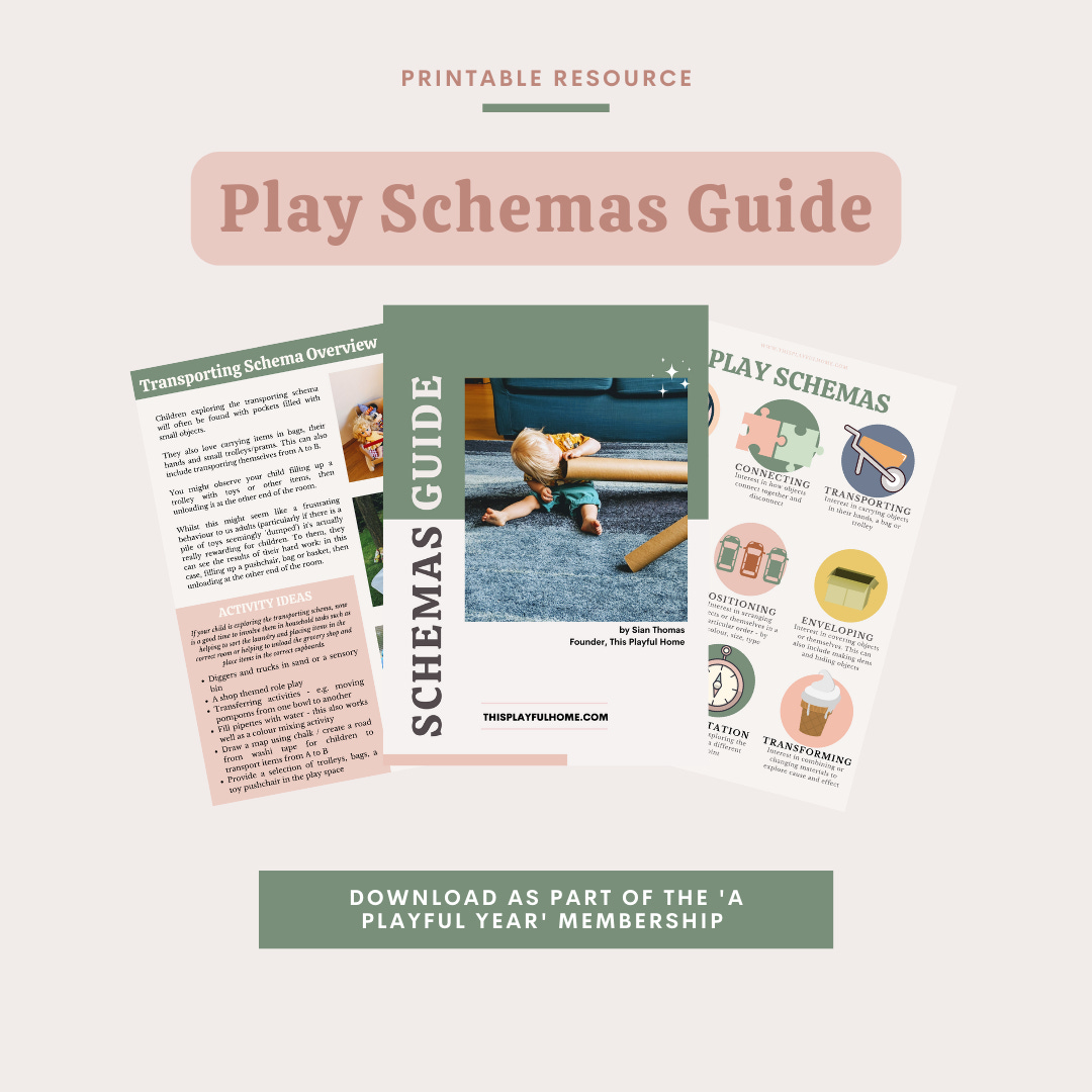 Play Schemas: Part 1 - by Sian Thomas - This Playful Home