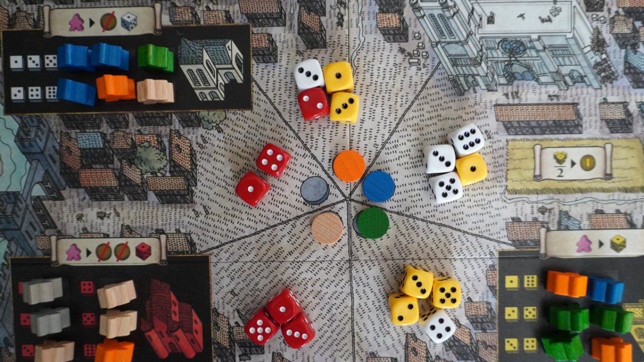 Dice management and strong actions - Skeleton Code Machine