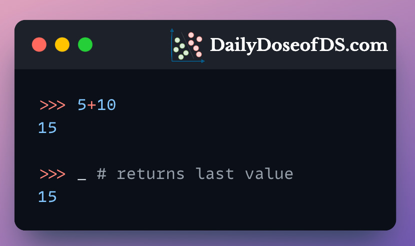 7 Elegant Usages of Underscore in Python - by Avi Chawla